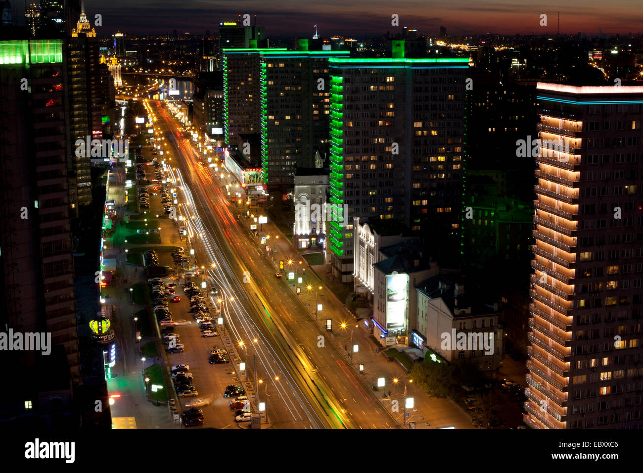 Russian night life hi-res stock photography and images - Alamy