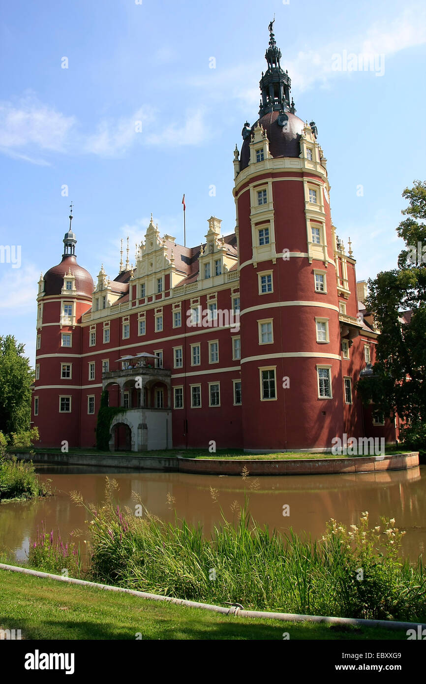The Muskau Castle is a famous castle in Bad Muskau. Its location in the ...