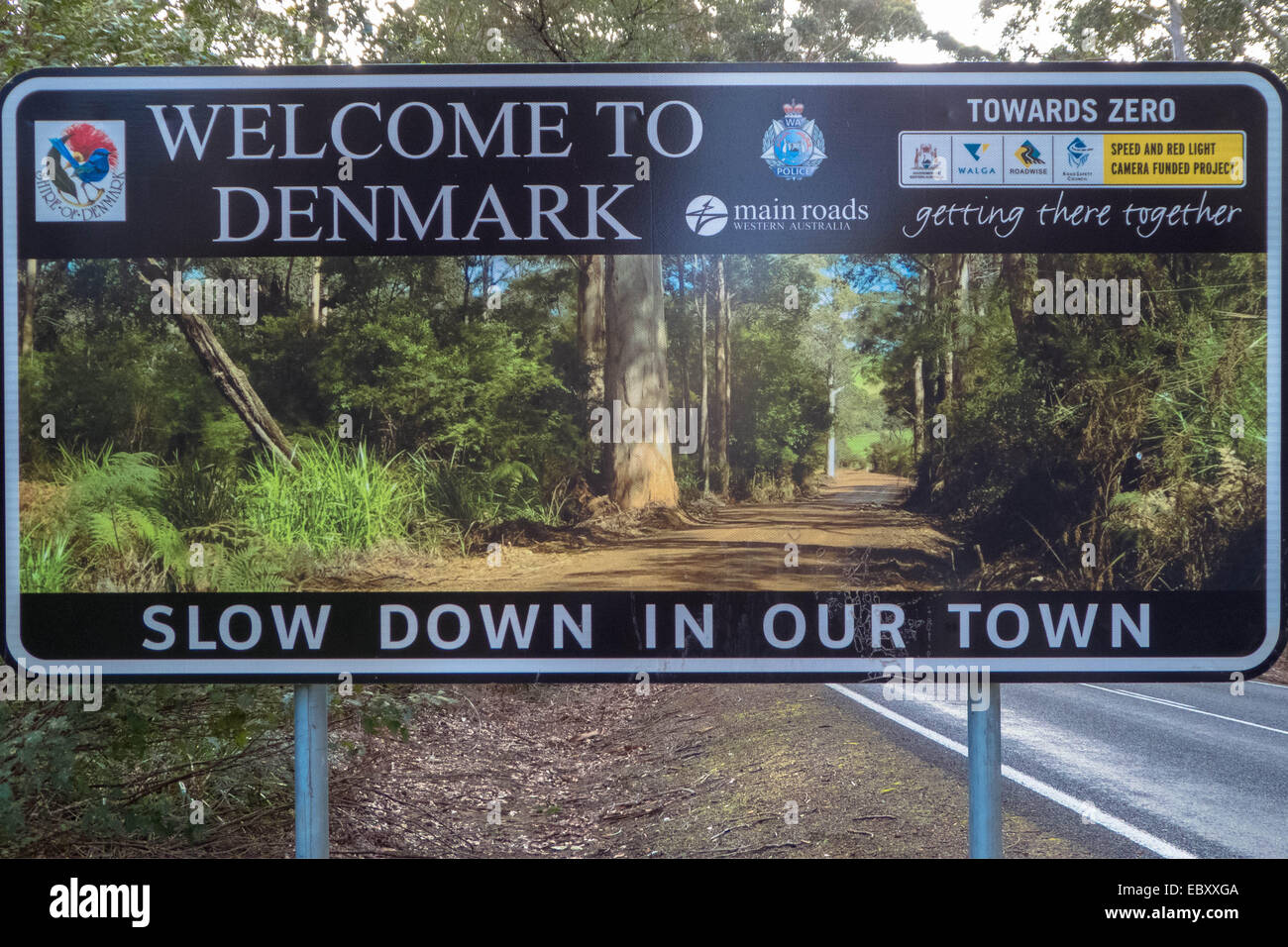 Welcome to denmark sign hi-res stock photography and images - Alamy