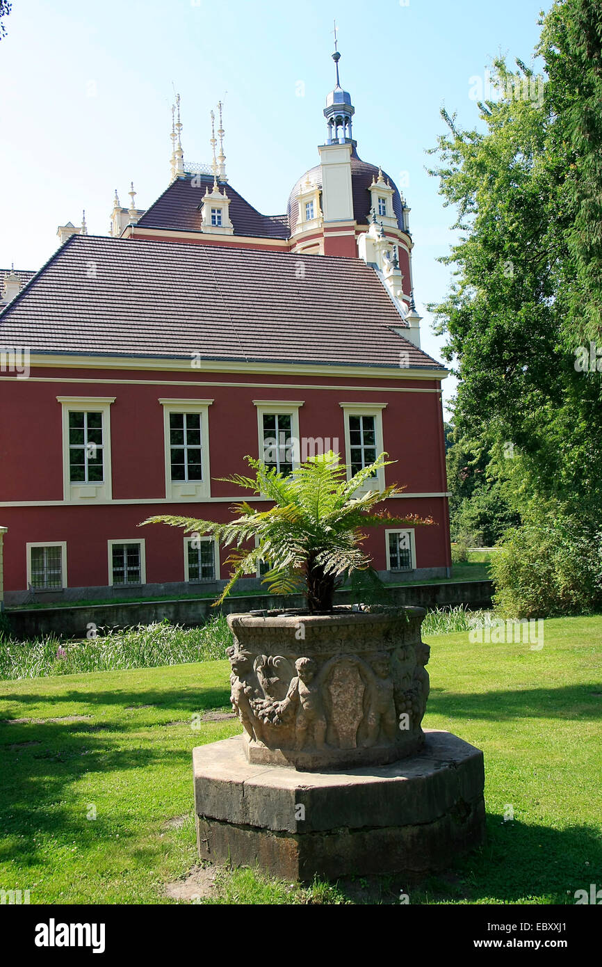 The Muskau Castle is a famous castle in Bad Muskau. Its location in the ...
