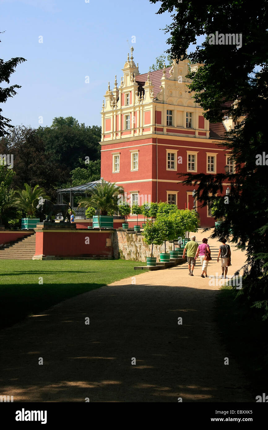The Muskau Castle is a famous castle in Bad Muskau. Its location in the ...