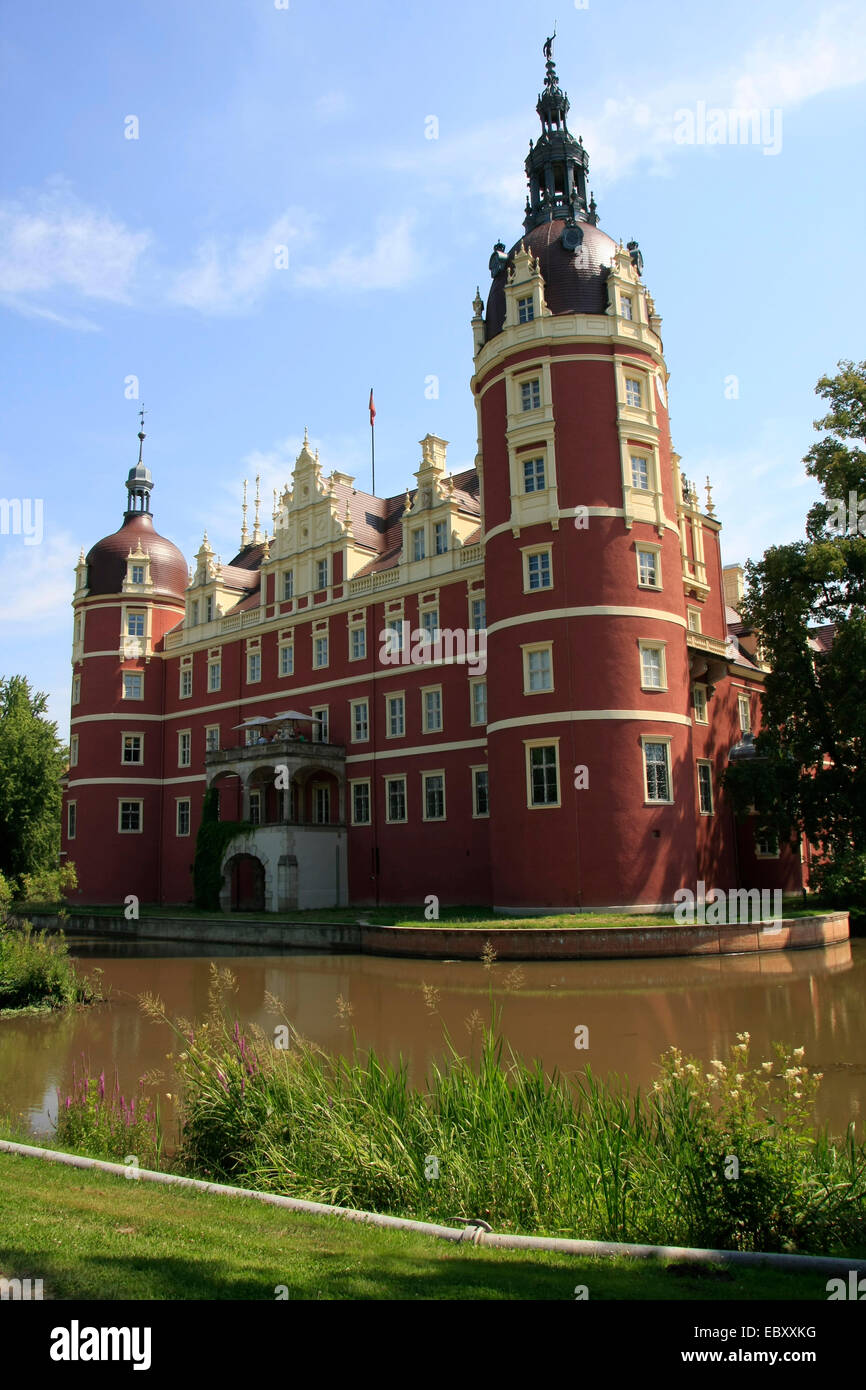 The Muskau Castle is a famous castle in Bad Muskau. Its location in the ...