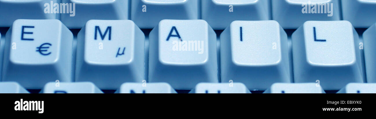 computer key email Stock Photo - Alamy