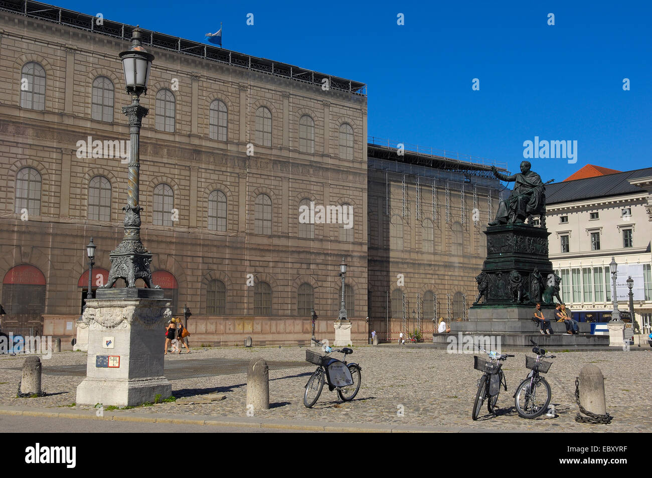 Max-Joseph-platz square, Munich, Bavaria, Bayern Stock Photo - Alamy