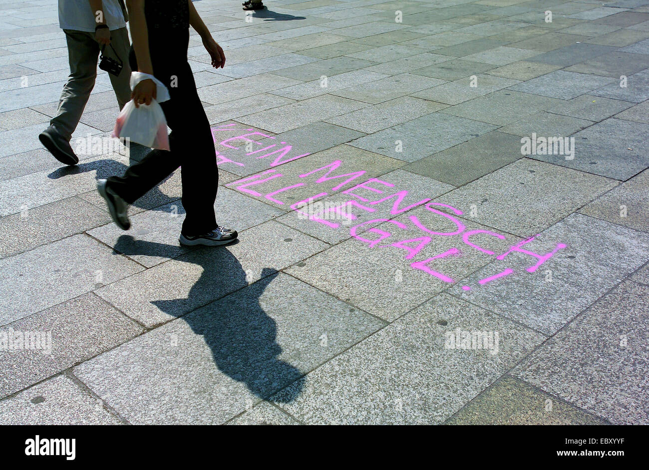 No human being is illegal hi-res stock photography and images - Alamy