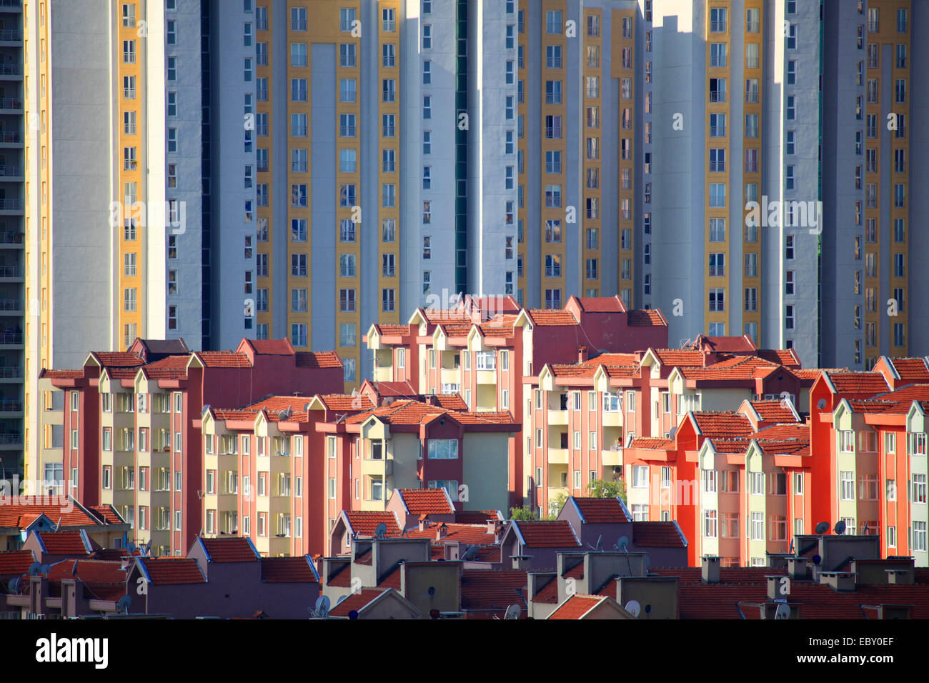 new buildings in a distict of Istanbul, Turkey, Istanbul, Bahcesehir ...