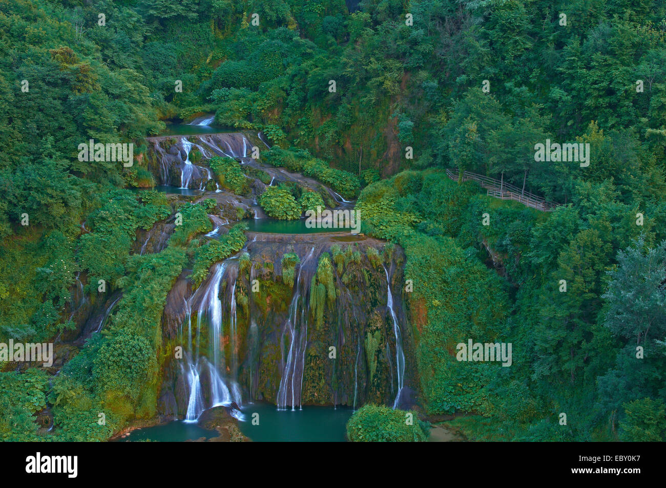 Cascata delle Marmore, Marmore Falls, Terni, Umbria, Italy Stock Photo ...