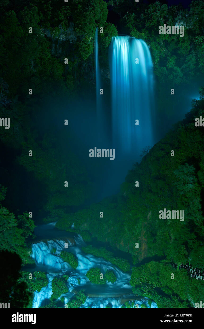 Cascata delle Marmore, Marmore Falls, Terni, Umbria, Italy Stock Photo ...