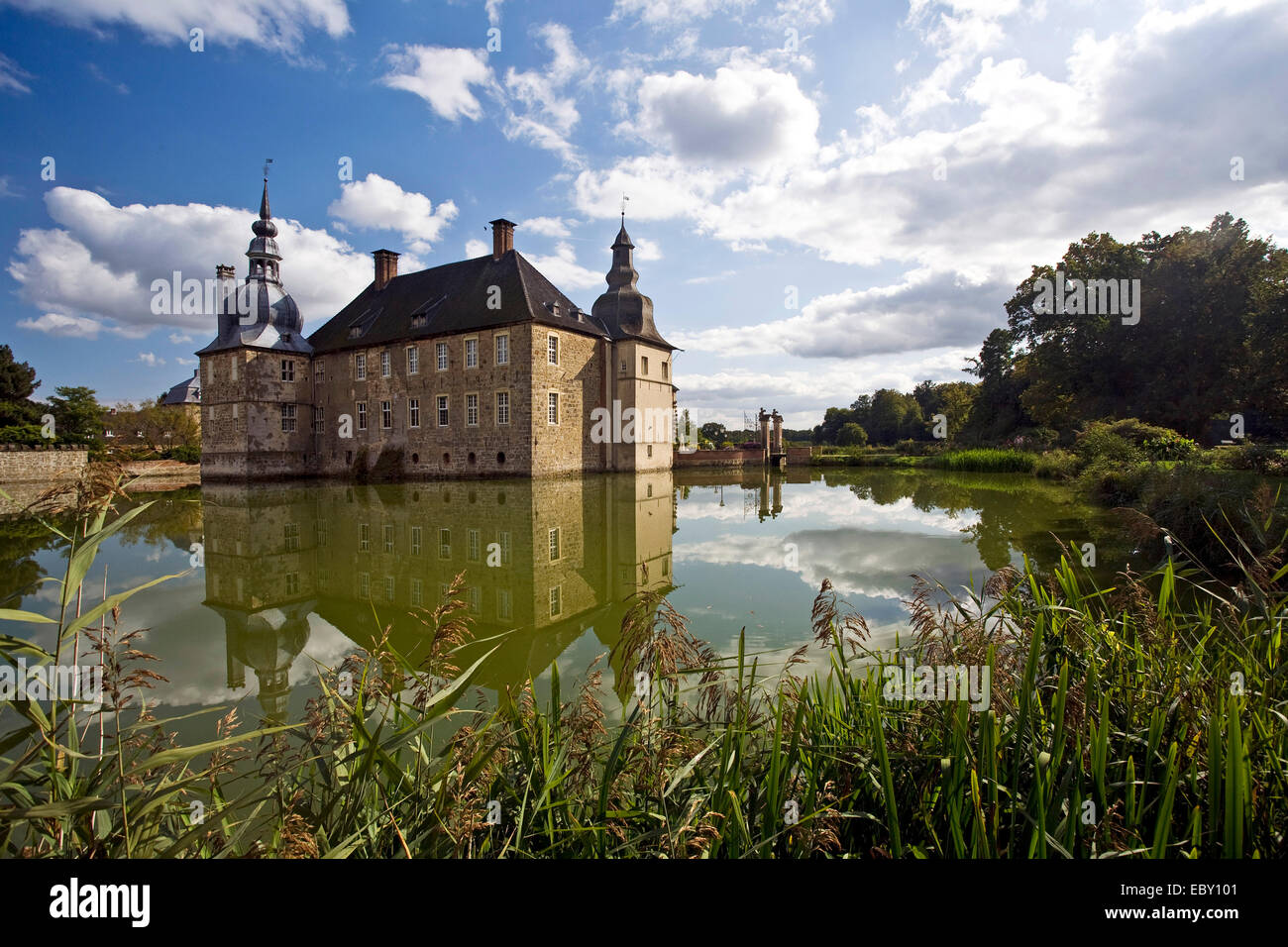 Lembeck castle, Germany, North Rhine-Westphalia, Ruhr Area, Dorsten ...
