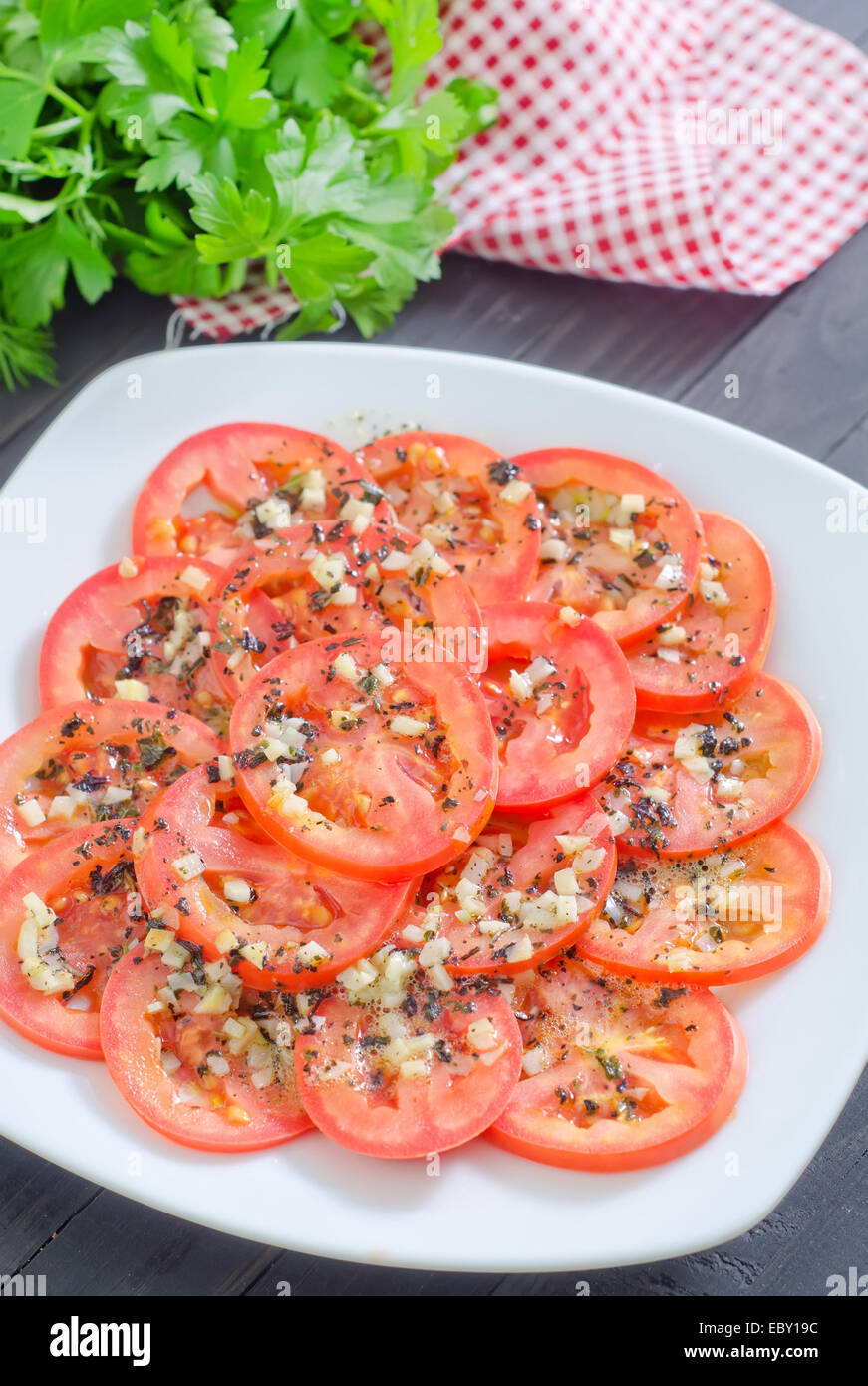 tomato with spice Stock Photo - Alamy
