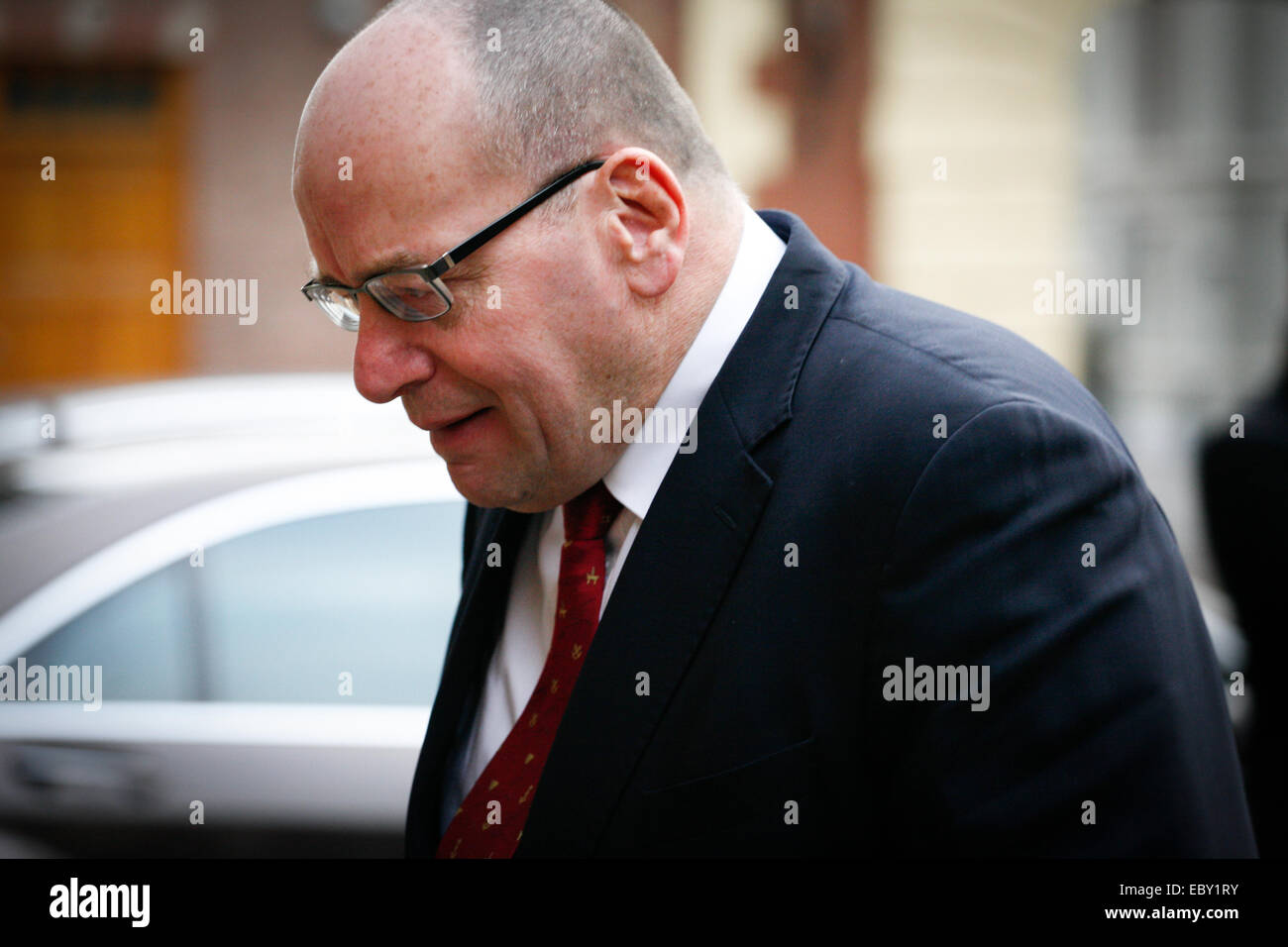 Secretary of State Fred Teeven of the Ministry of Justice arrives at ...