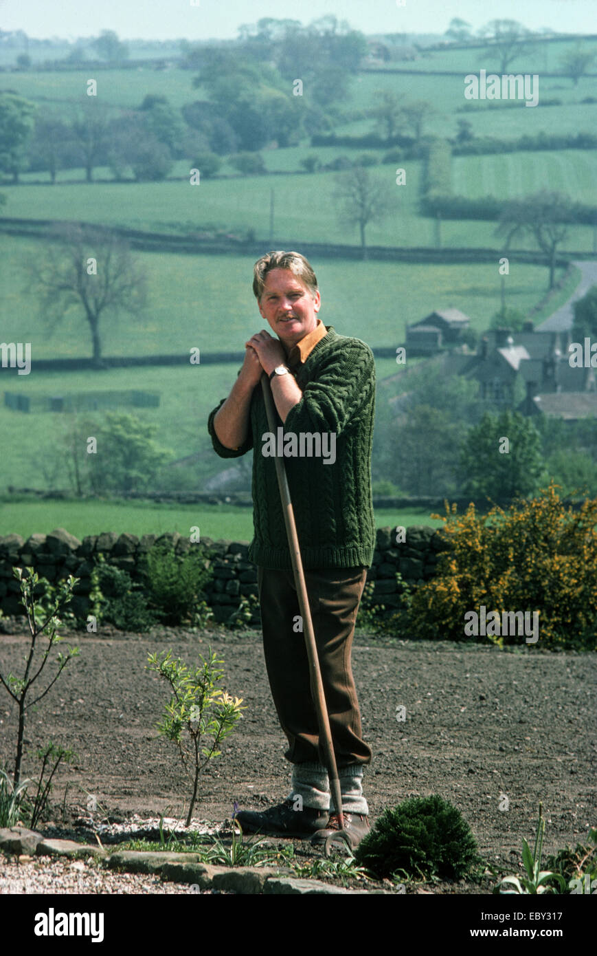 Geoffrey Smith television and radio gardening expert. 1977 Stock Photo ...