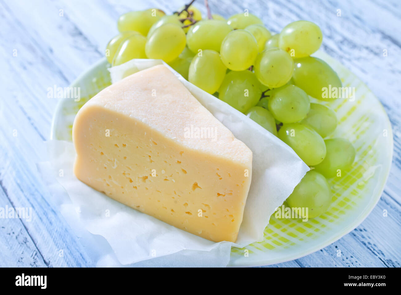 cheese and grape Stock Photo - Alamy
