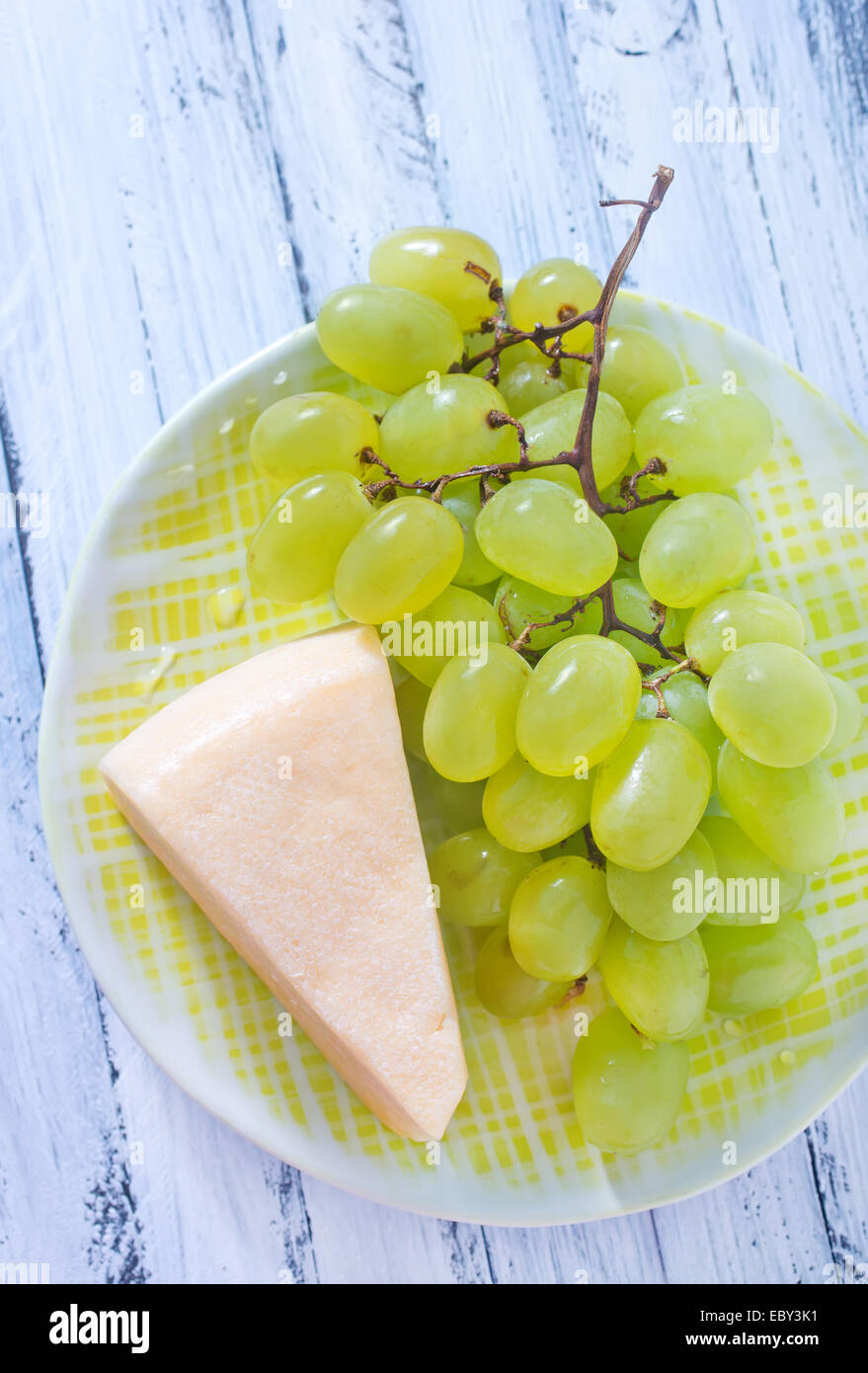 cheese and grape Stock Photo - Alamy