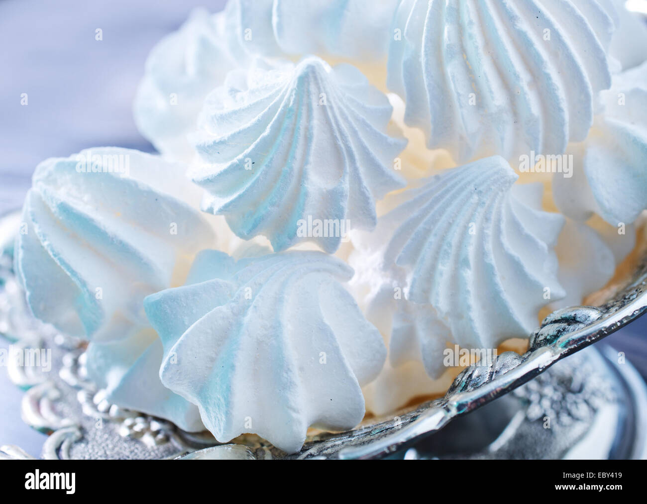 Meringues desert hi-res stock photography and images - Alamy