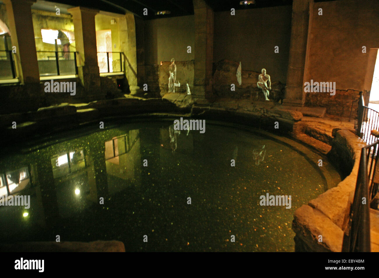 Tepidarium, Roman baths Bath Stock Photo - Alamy