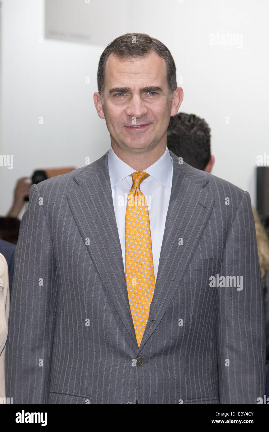 Photo of Crown Prince Felipe of Spain and Princess Letizia during a ...