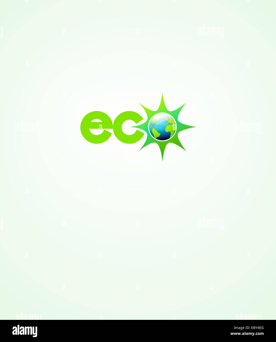 ECO Earth Globe World Cover Design Stock Photo - Alamy