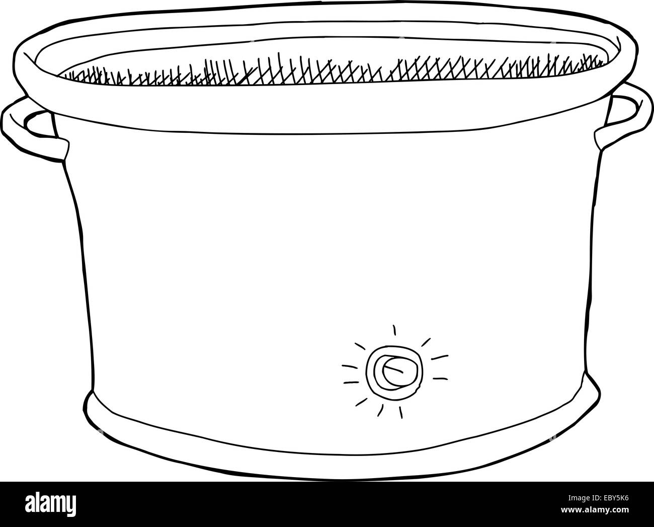 Electric cooker hand Black and White Stock Photos & Images - Alamy