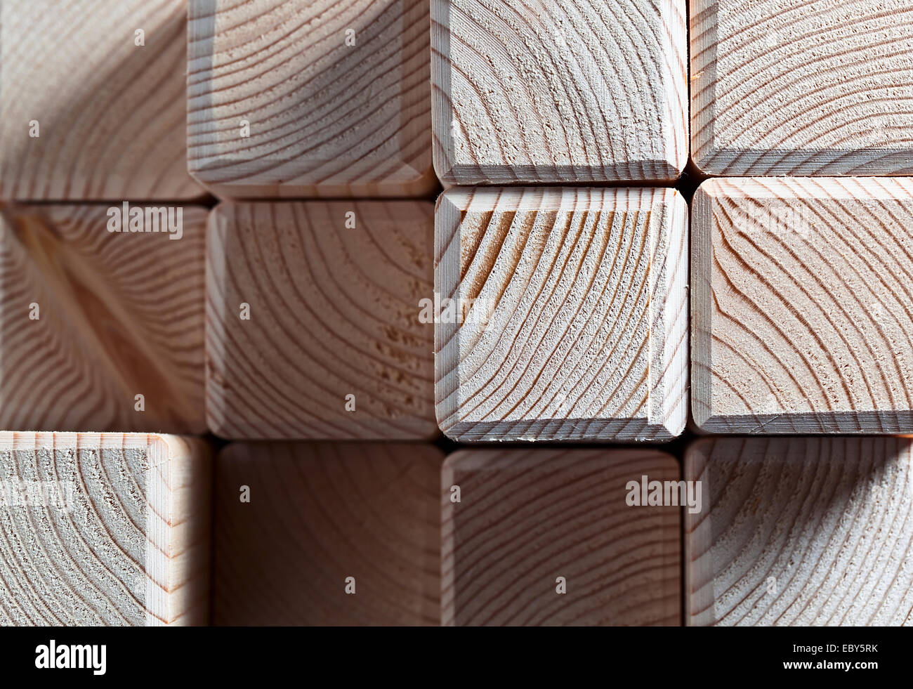 The processed pine details of a wooden design Stock Photo - Alamy