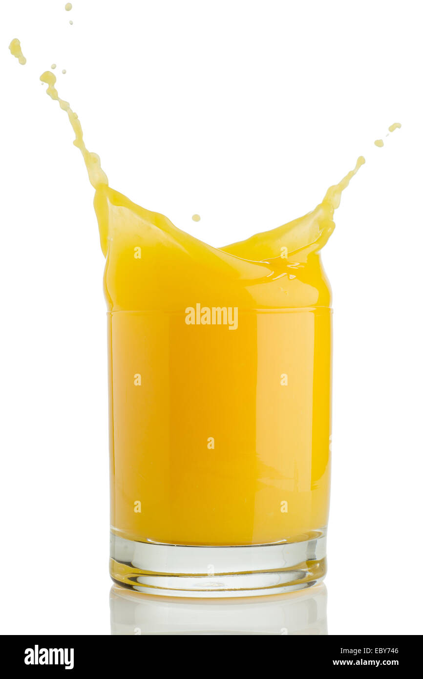 Orange juice splash hi-res stock photography and images - Alamy