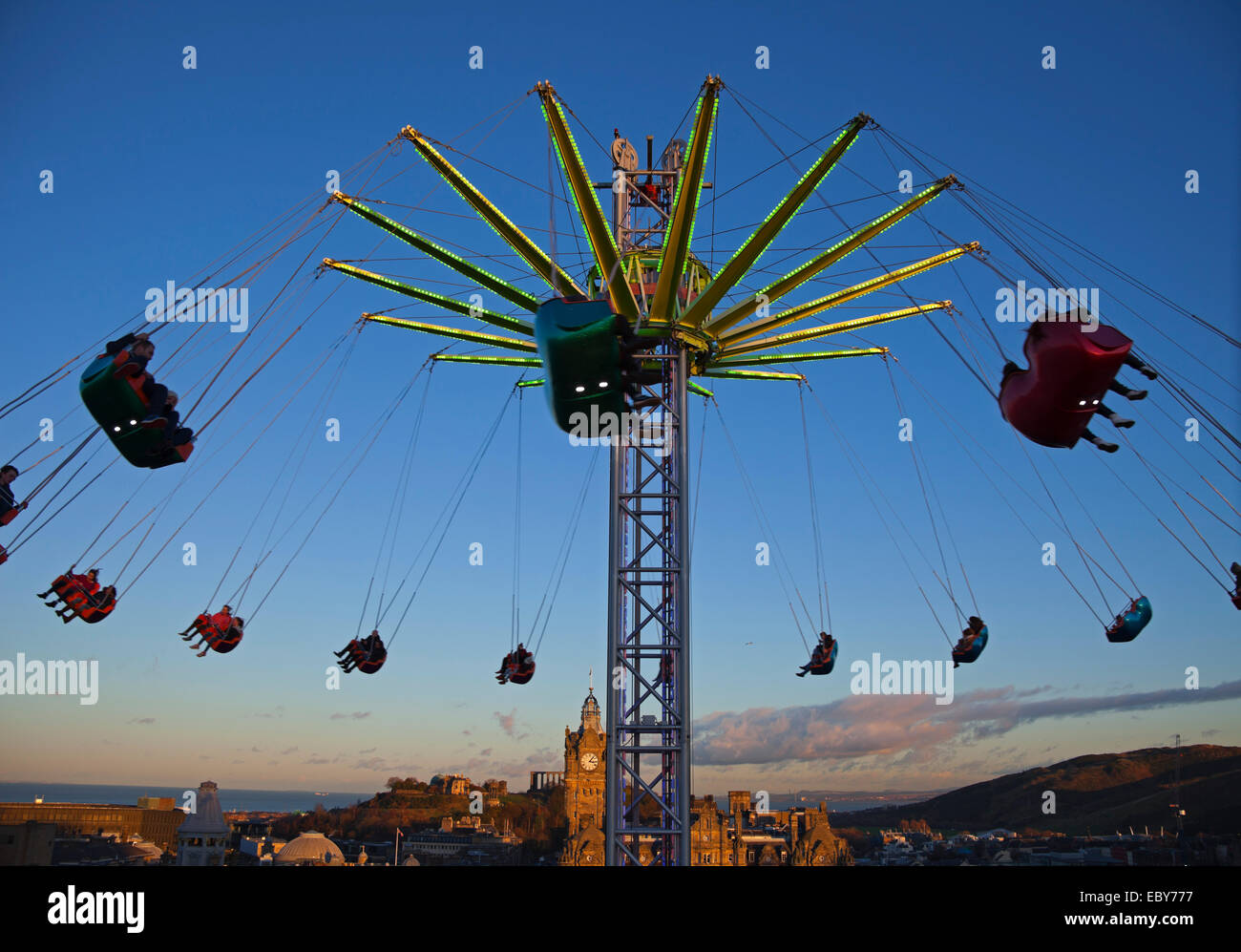 Starflyer ride edinburgh hi-res stock photography and images - Alamy