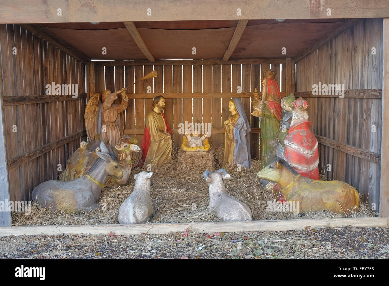 The manger and baby jesus hi-res stock photography and images - Alamy