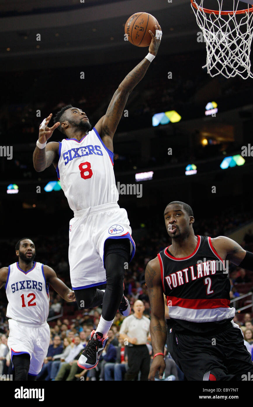 Philadelphia, Pennsylvania, USA. 24th Nov, 2014. Philadelphia 76ers ...