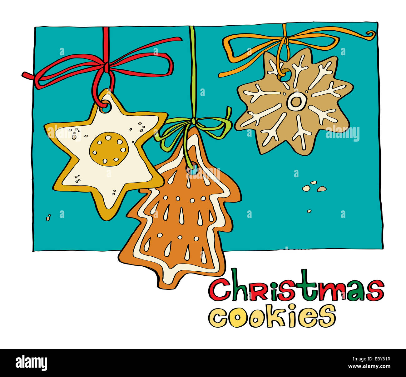 Bow ribbon christmas ginger Cut Out Stock Images & Pictures - Alamy
