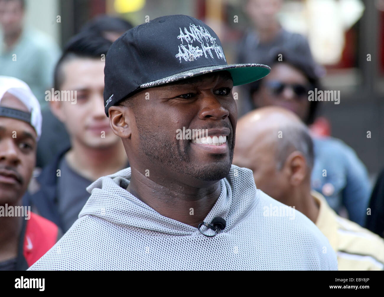 50 Cent promotes his new album 'Animal Ambition' during an interview on ...