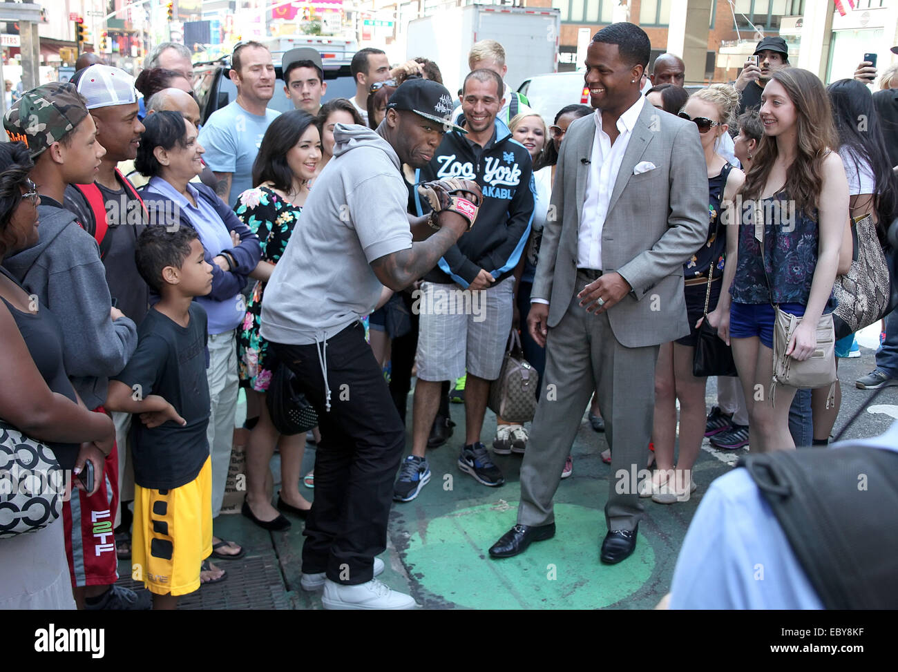50 Cent promotes his new album 'Animal Ambition' during an interview on ...