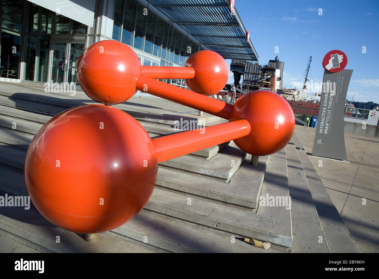 Modern Sculpture, Science Center/Centre Des Sciences De Montreal Stock ...