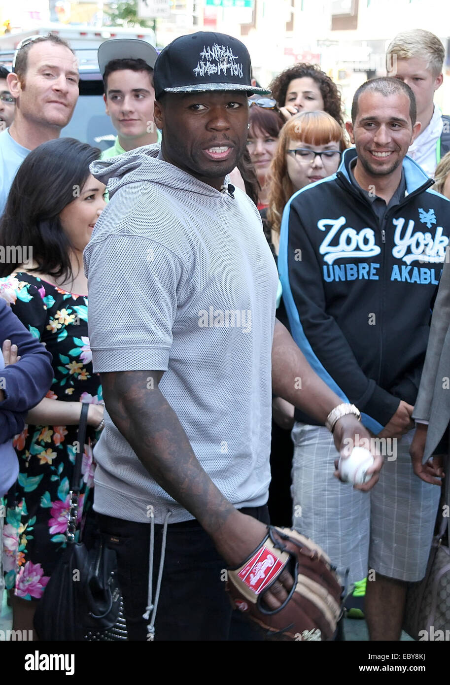50 Cent promotes his new album 'Animal Ambition' during an interview on ...