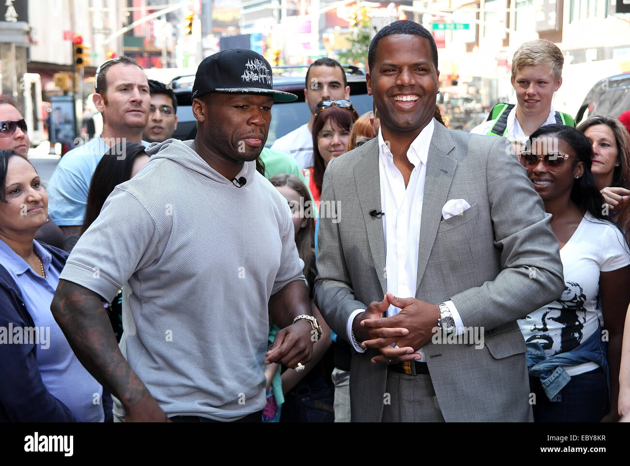 50 Cent promotes his new album 'Animal Ambition' during an interview on ...