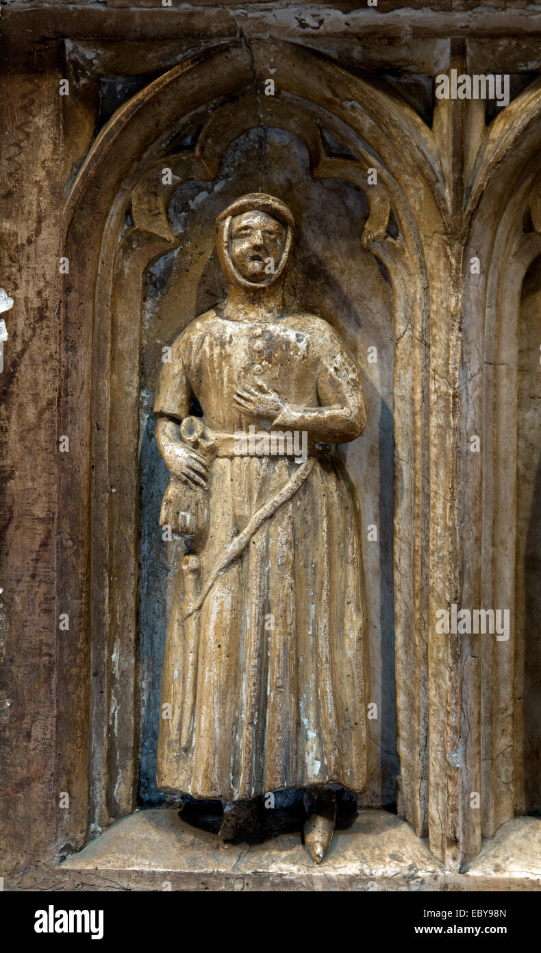 Thomas Beauchamp tomb detail, St. Mary`s Church, Warwick, Warwickshire ...