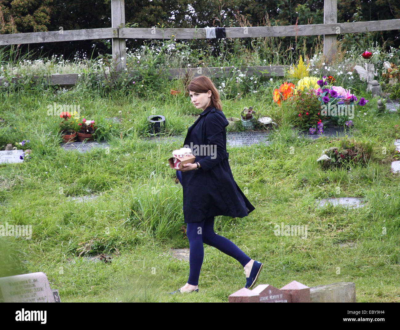 Actress Jodie Whittaker seen filming scenes for the upcoming second ...