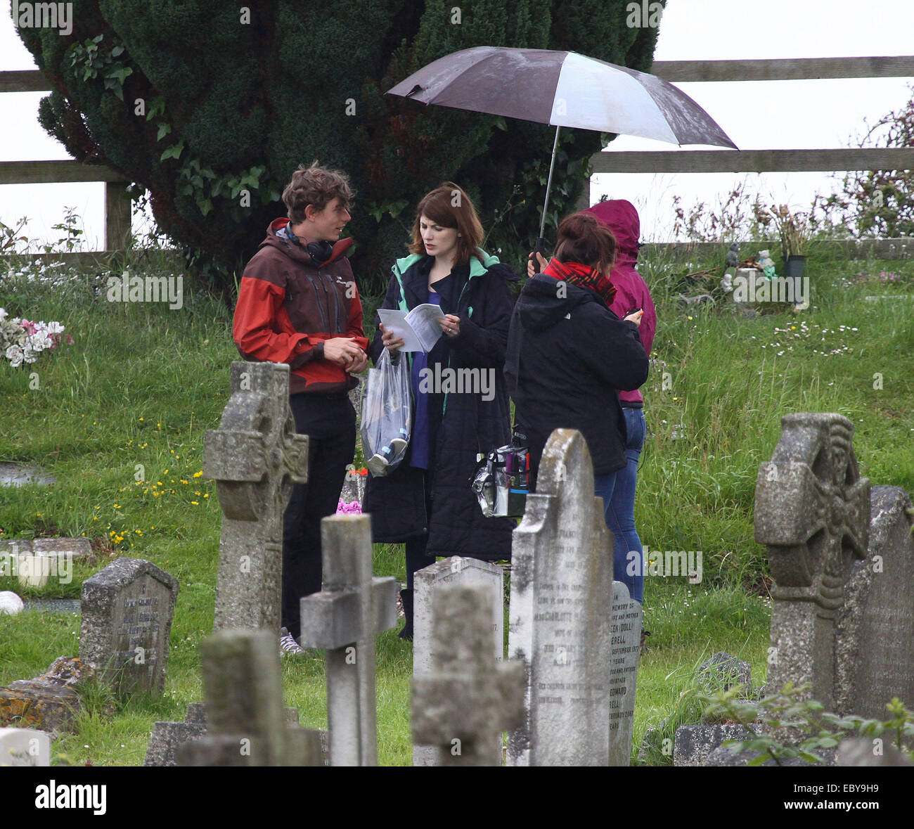 Actress Jodie Whittaker seen filming scenes for the upcoming second ...