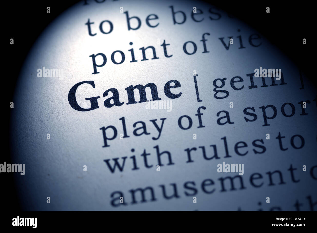 Word game hi-res stock photography and images - Alamy