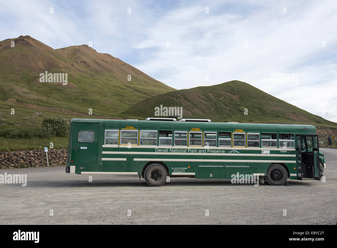 Denali national park bus hi-res stock photography and images - Alamy