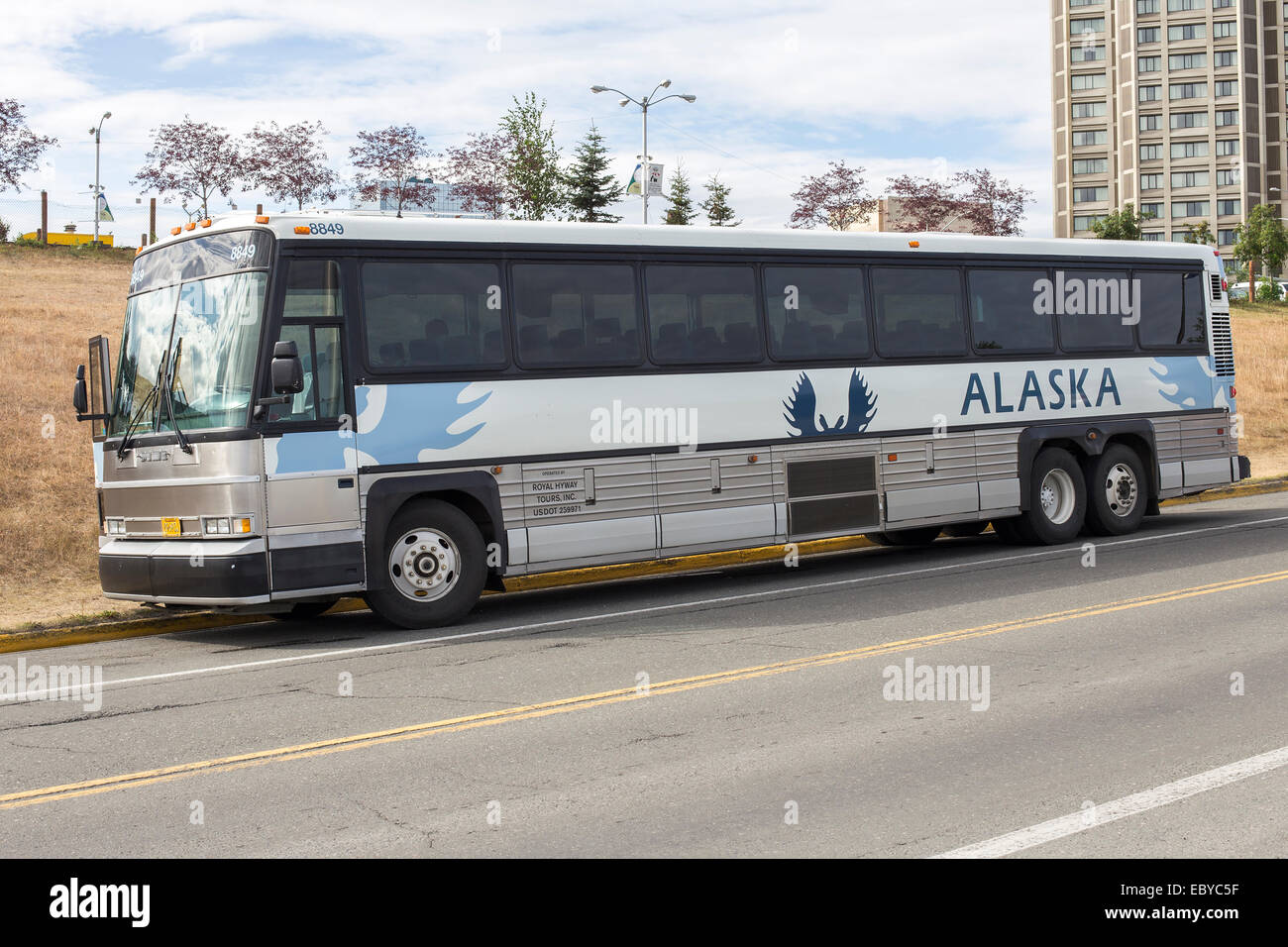 A bus in Anchorage , Alaska,USA Stock Photo - Alamy