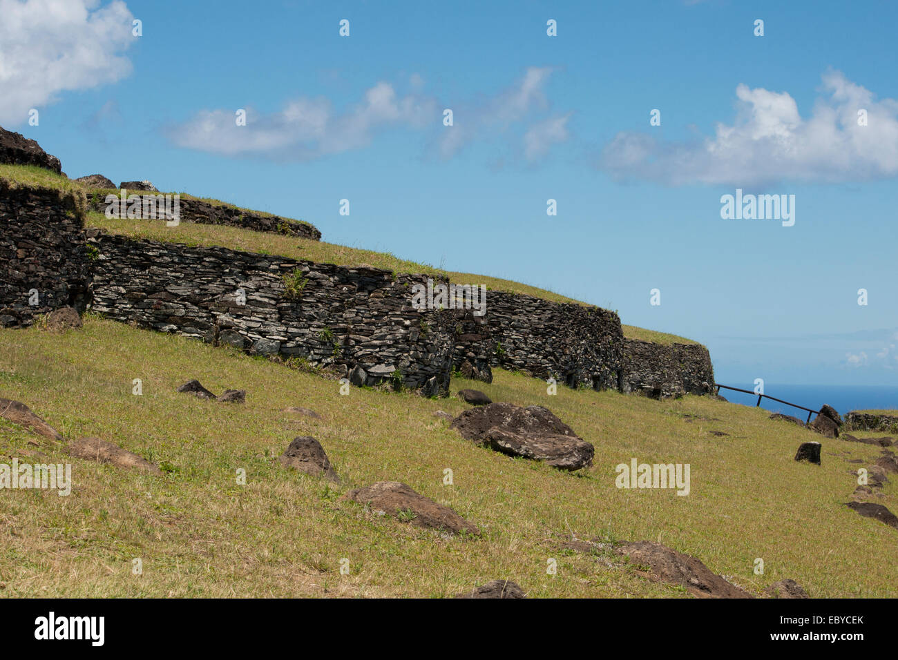 Easter Island aka Rapa Nui, Orongo, Rapa Nui National Park, UNESCO ...