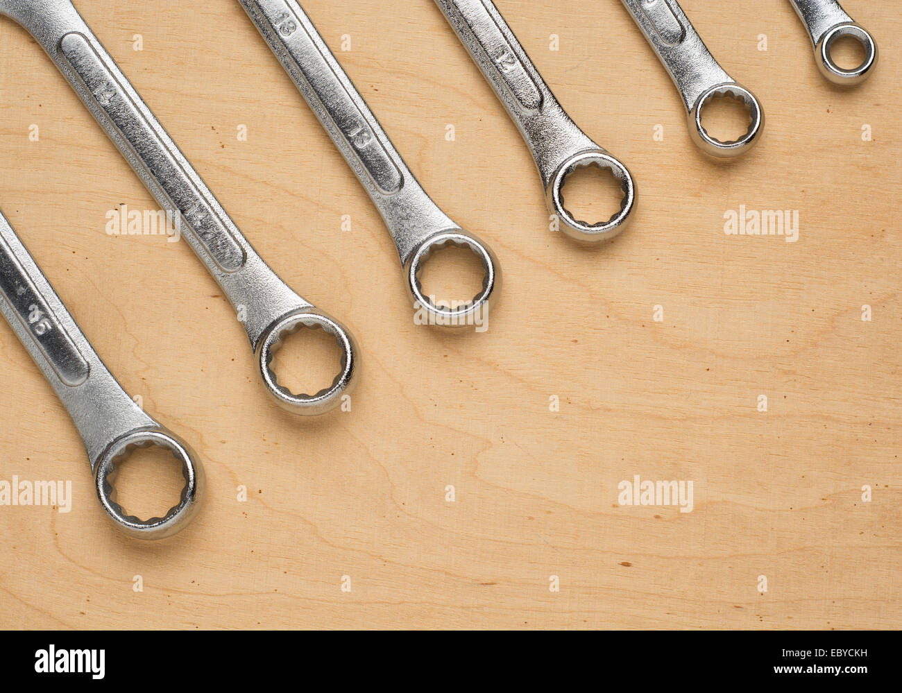 Handyman set wooden panel hi-res stock photography and images - Alamy
