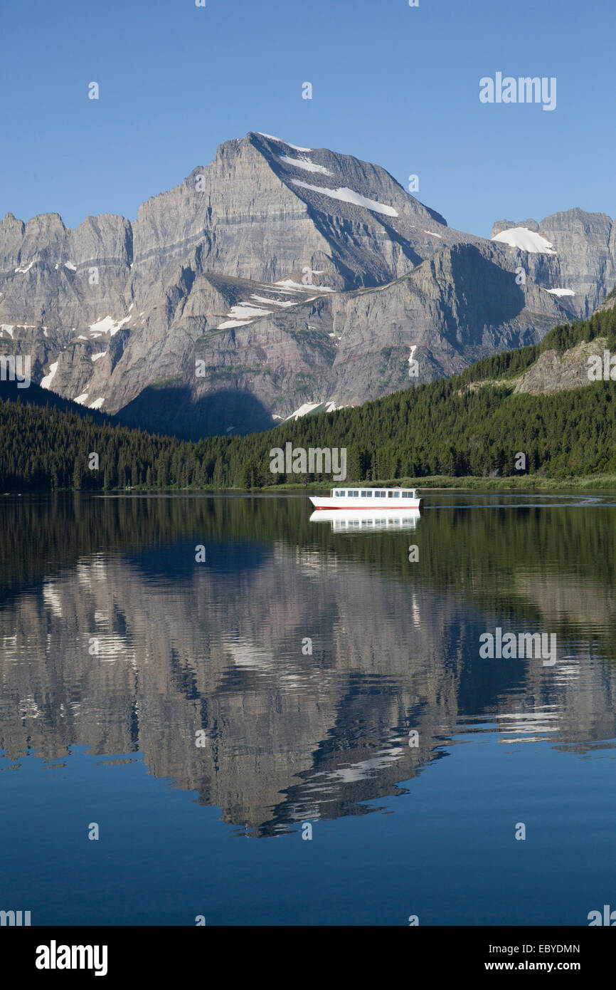 USA, Montana, Glacier National Park, Many Glacier Area, Swiftcurrent ...