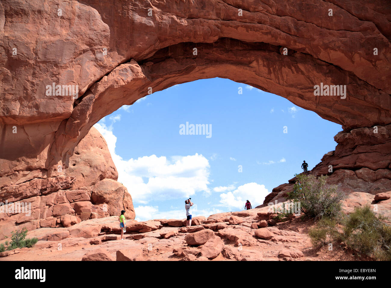 North window rock arch hi-res stock photography and images - Alamy