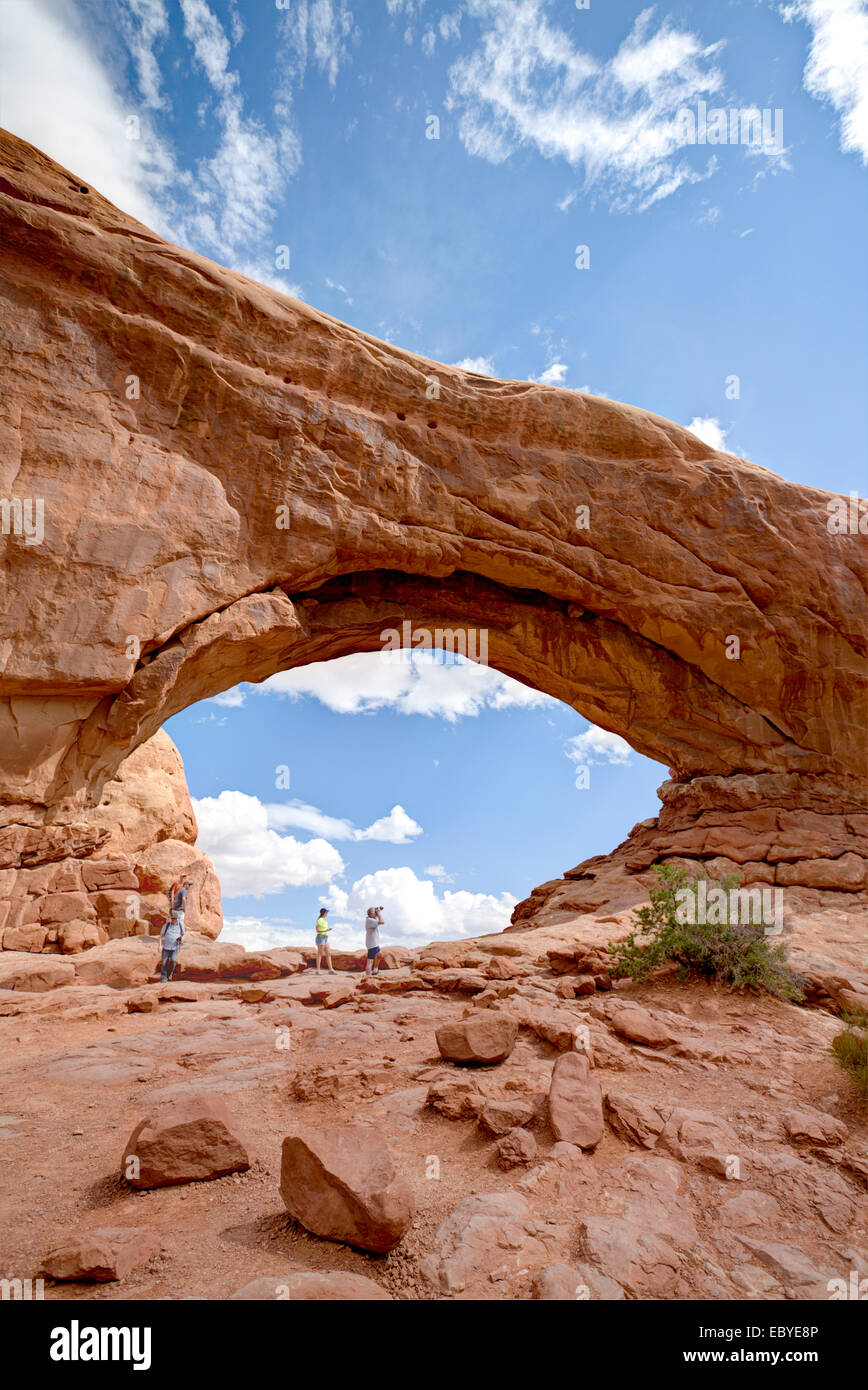 North window rock arch hi-res stock photography and images - Alamy
