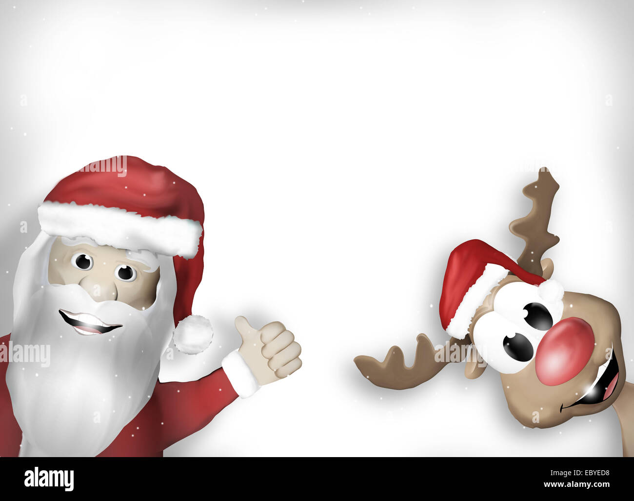 Santa CHristmas Design Stock Photo - Alamy