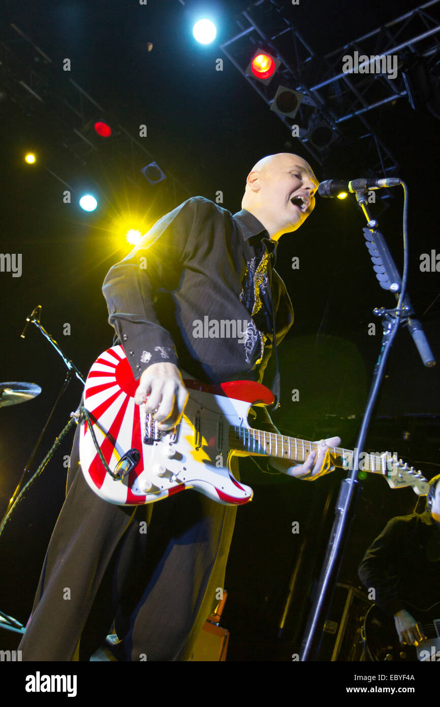 London, UK, 5th Dec, 2014. Billy Corgan lead singer of The Smashing ...