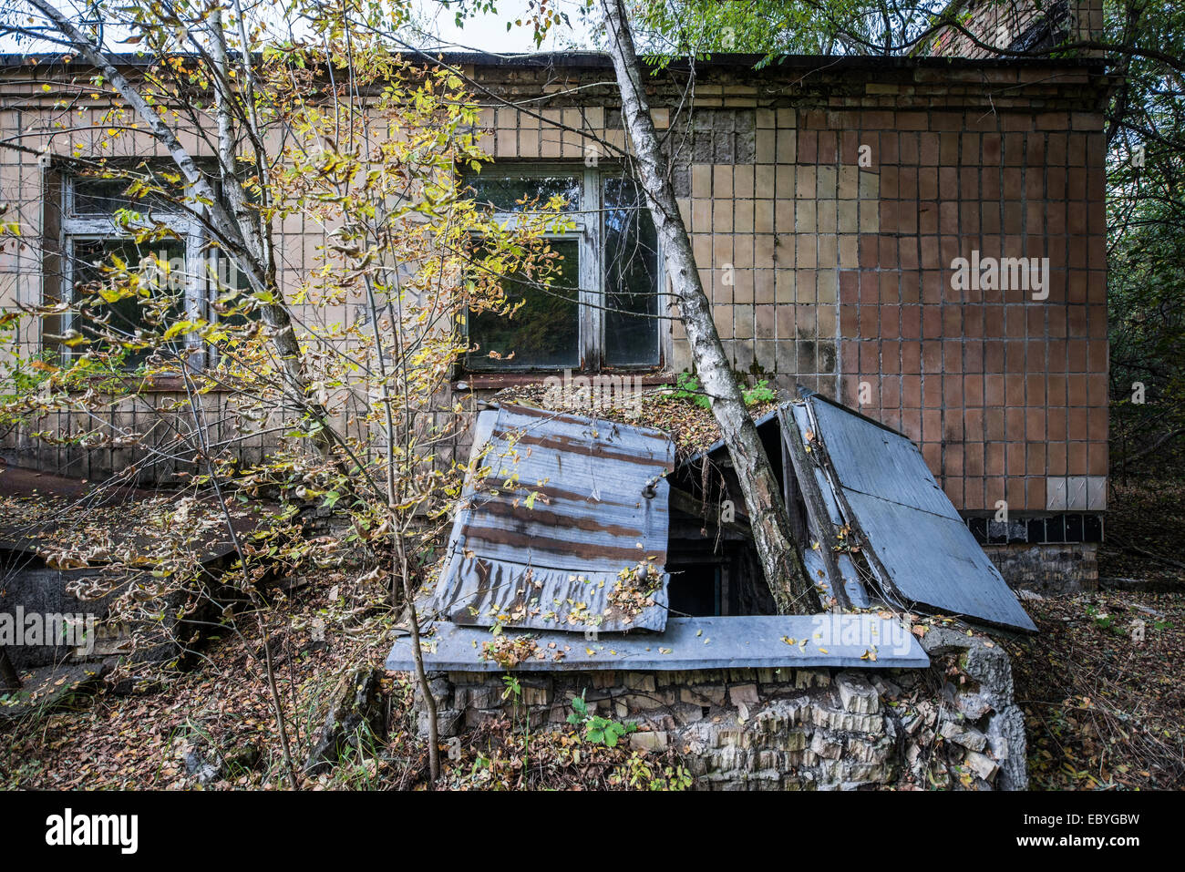 Kitchen in hospital in Pripyat abandoned city, Chernobyl Exclusion Zone ...