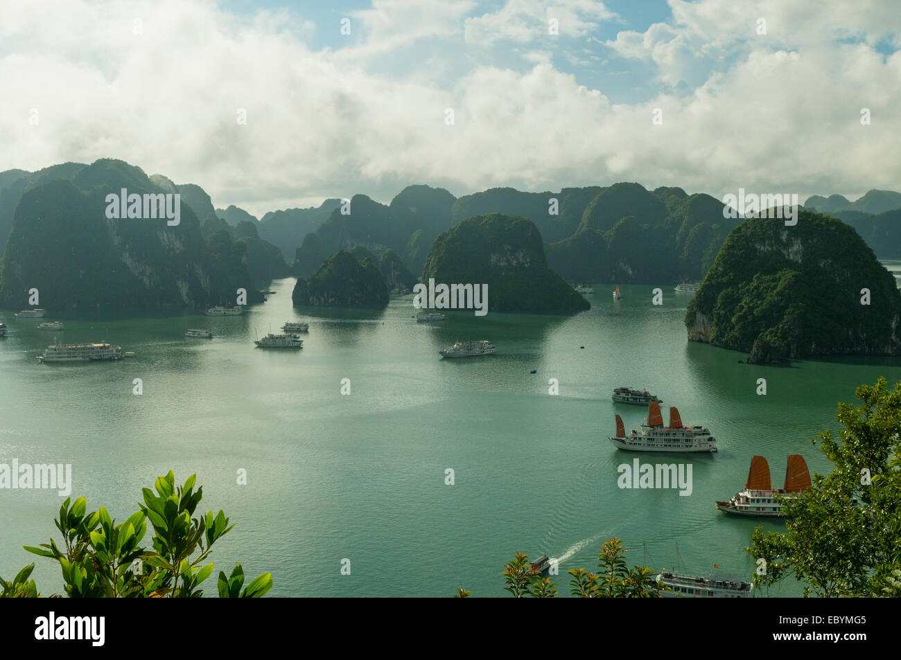 Halong Bay from Ti Top Island, Vietnam Stock Photo - Alamy