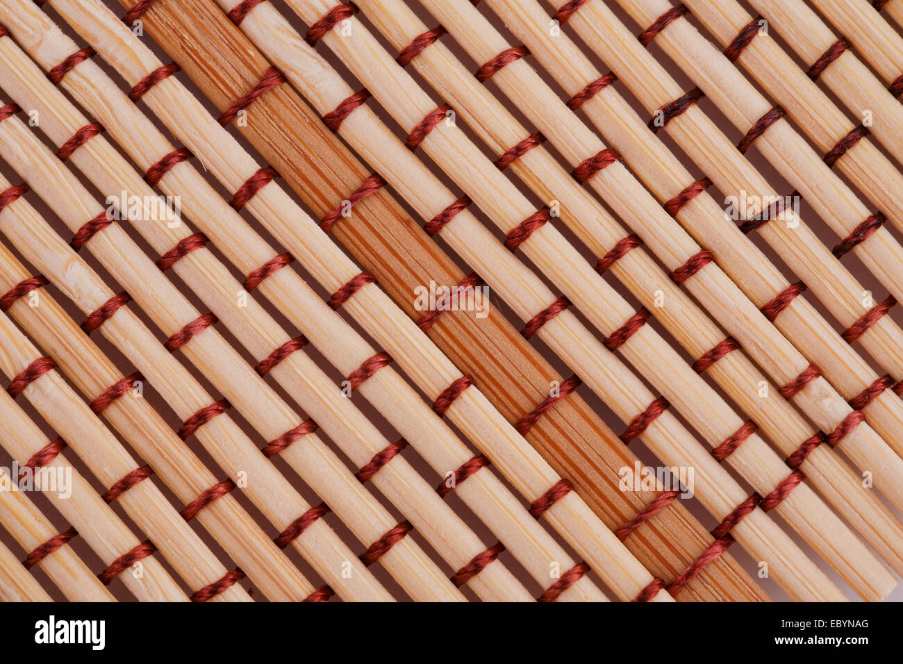 Wooden place mat texture for background, close-up image Stock Photo - Alamy